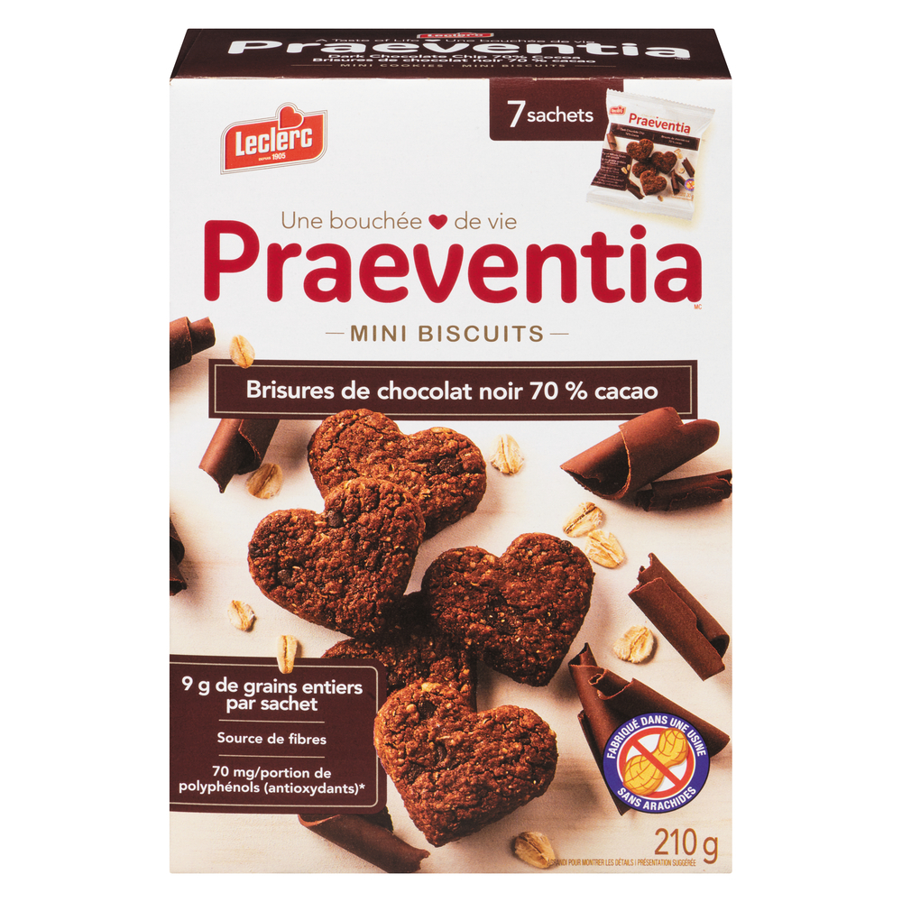 Biscuits aux brisures de chocolat noir 70% cacao