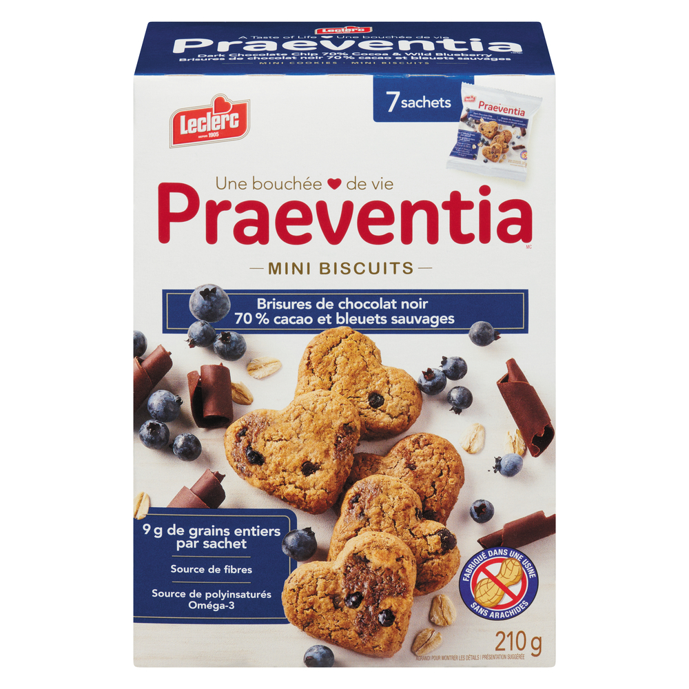 Biscuits aux brisures de chocolat noir et aux bleuets