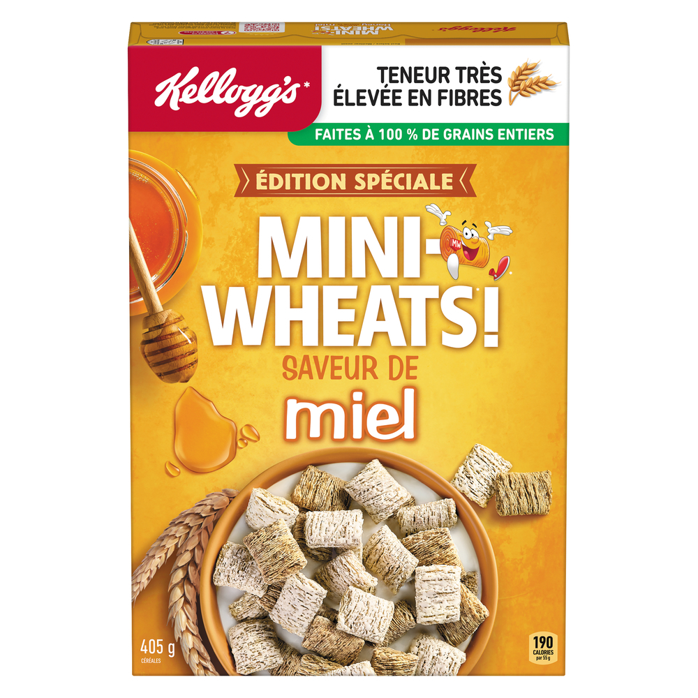 Céréales mini wheats au miel