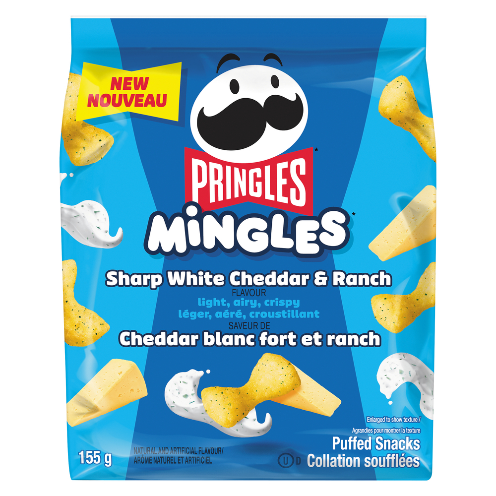 Mingles cheddar blanc et ranch