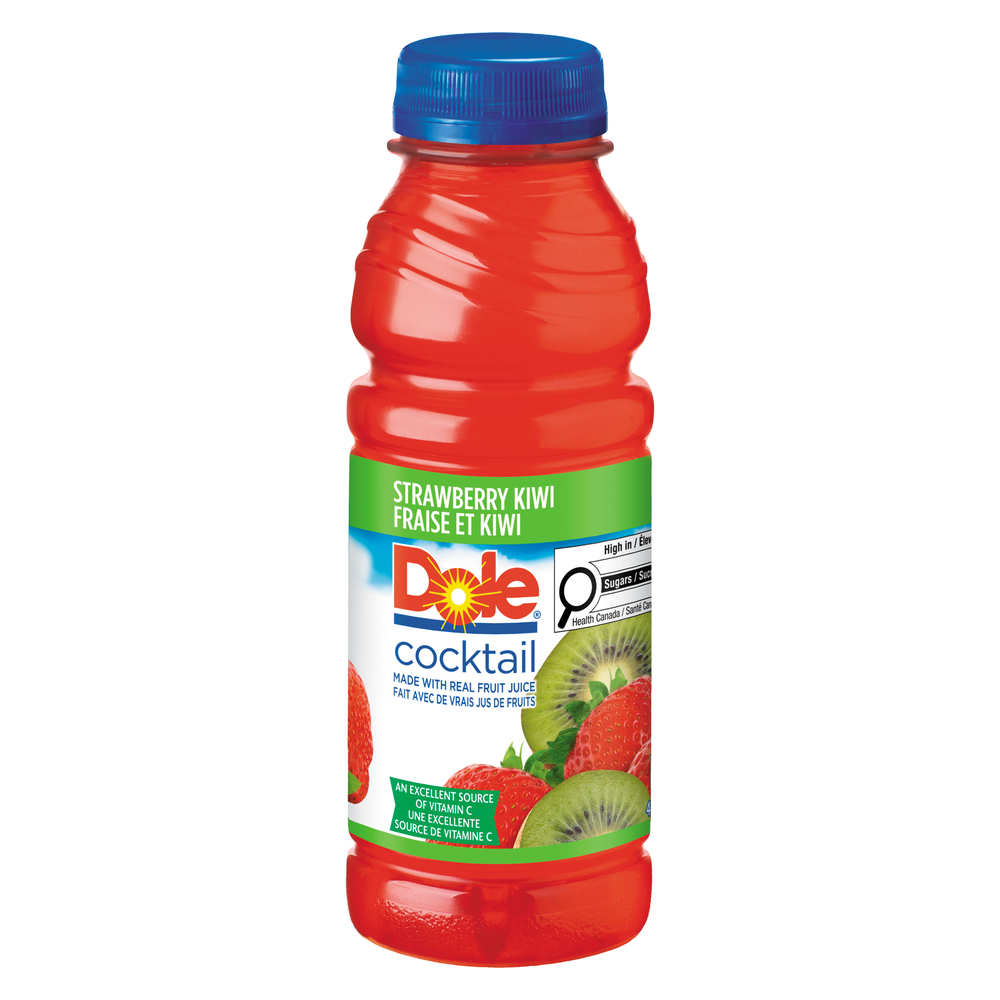 Cocktail de fraises et kiwis