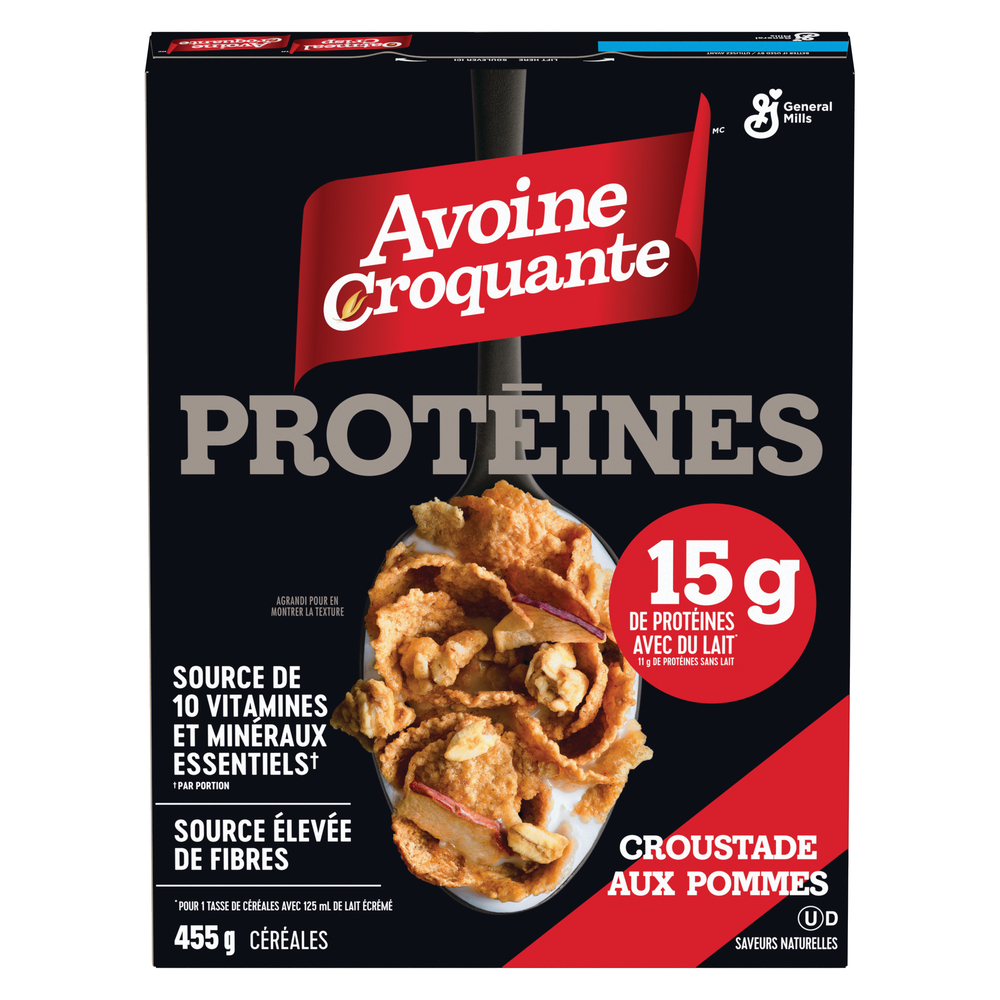 Céréales protéine d'avoine croustillant