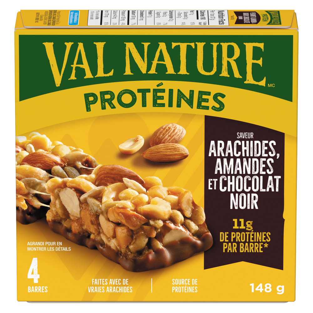 Barres tendres protéinées aux arachides