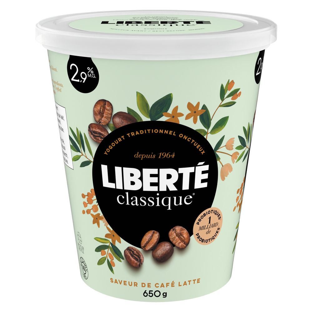 Yogourt au café latté 2.9% m.g.