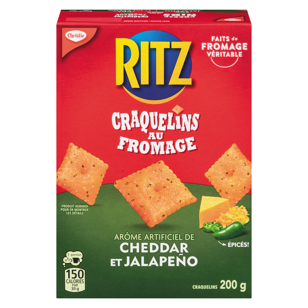 craquelins fromage cheddar jalapeno