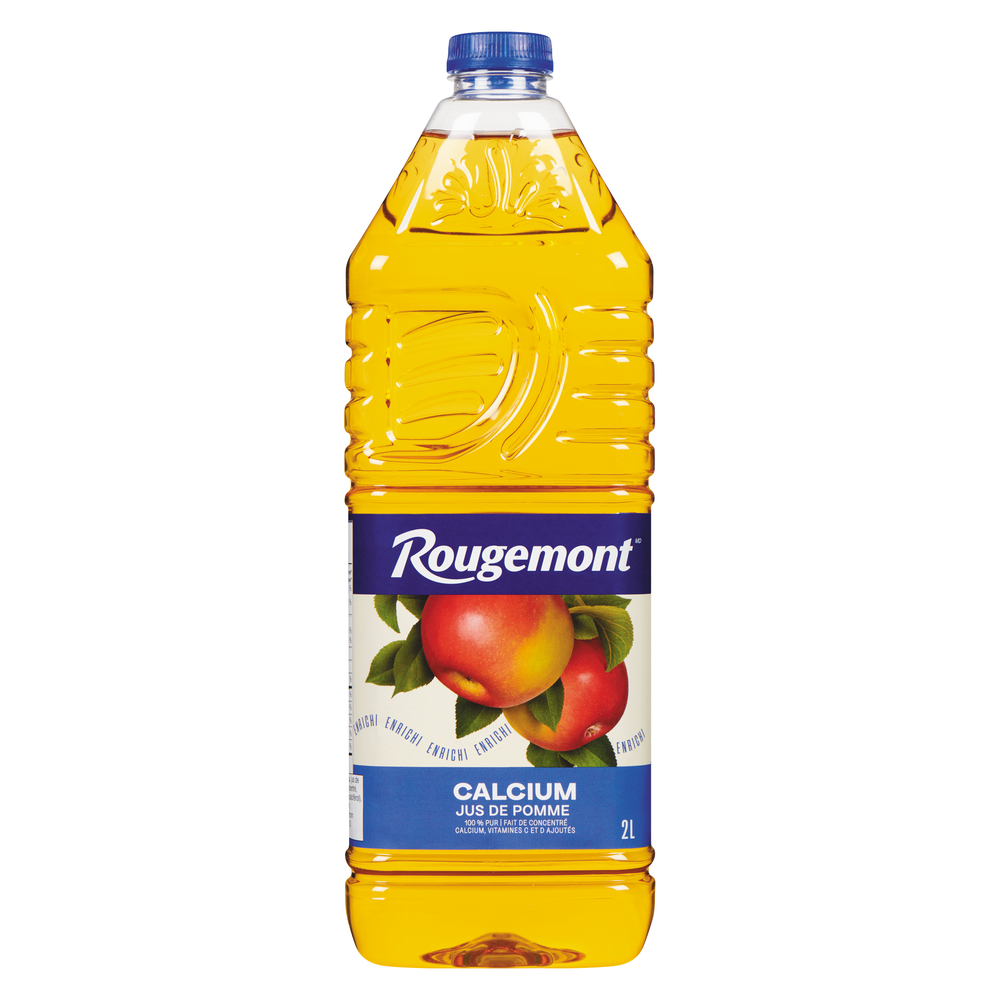 Jus de pomme avec calcium