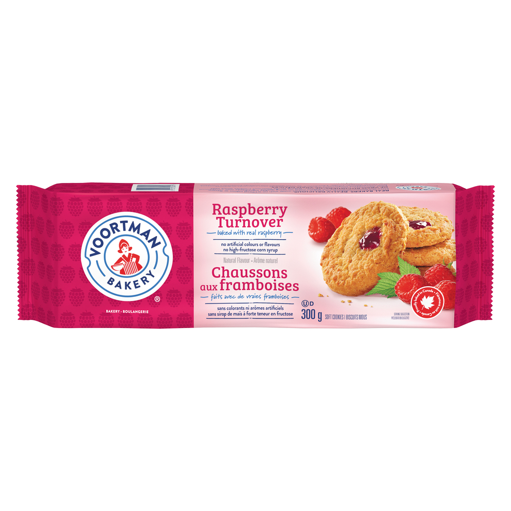 Biscuits chausson aux framboises