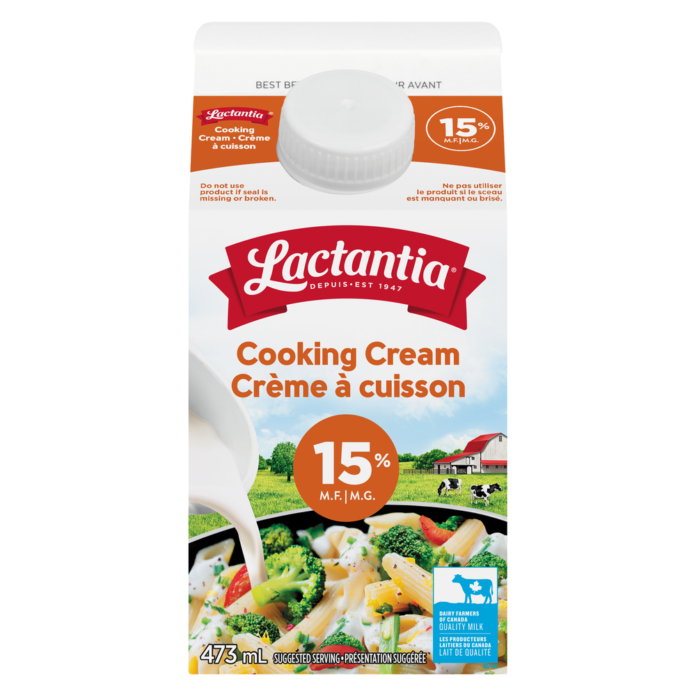 Crème à cuisson 15% m.g.