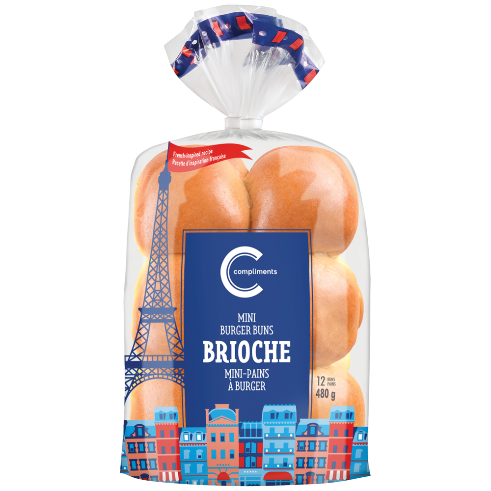 Pain mini burger brioche