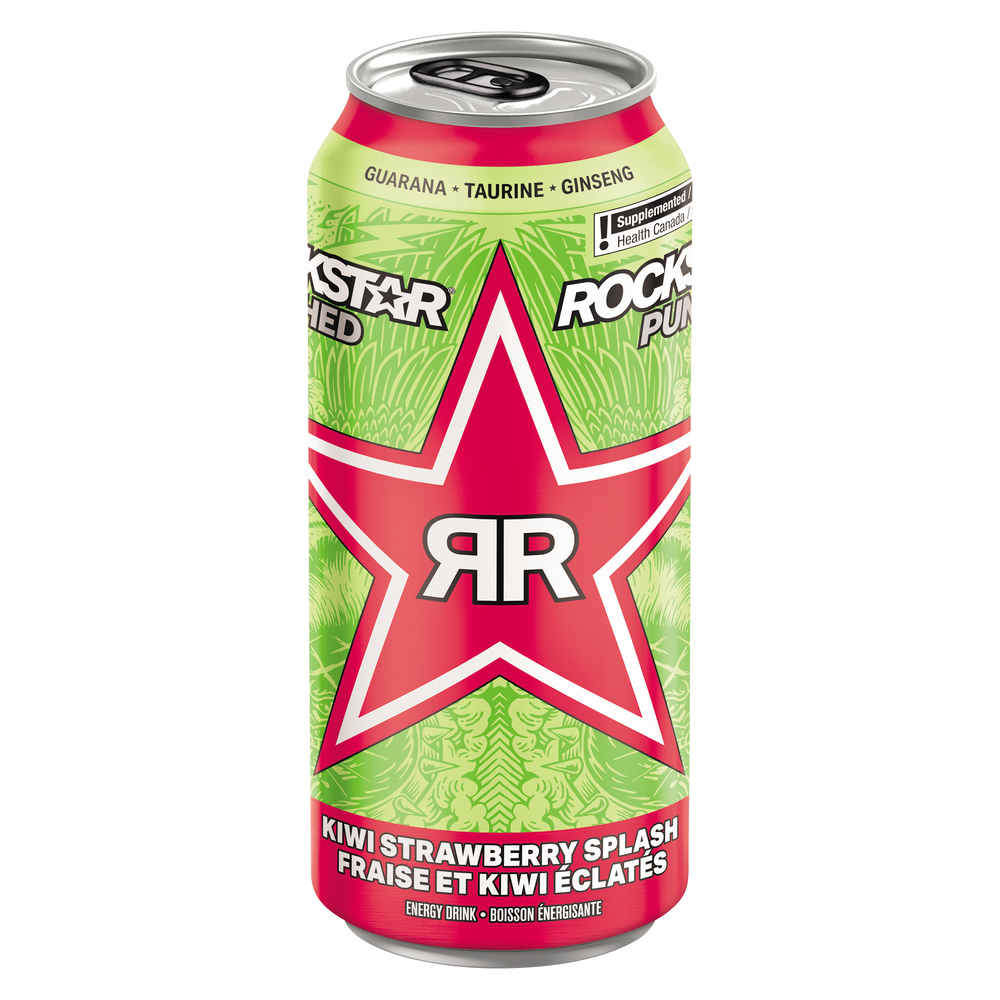 Boisson énergisante splash fraise kiwi