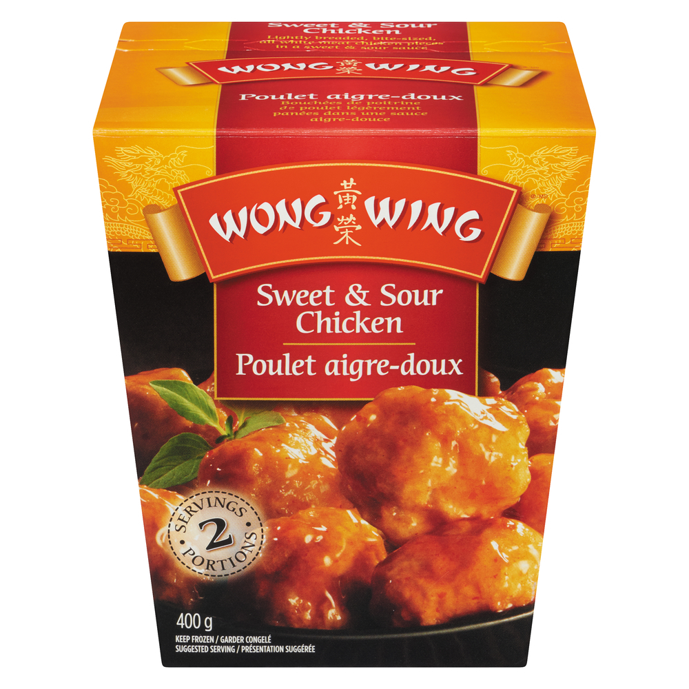 Poulet aigre-doux surgelé