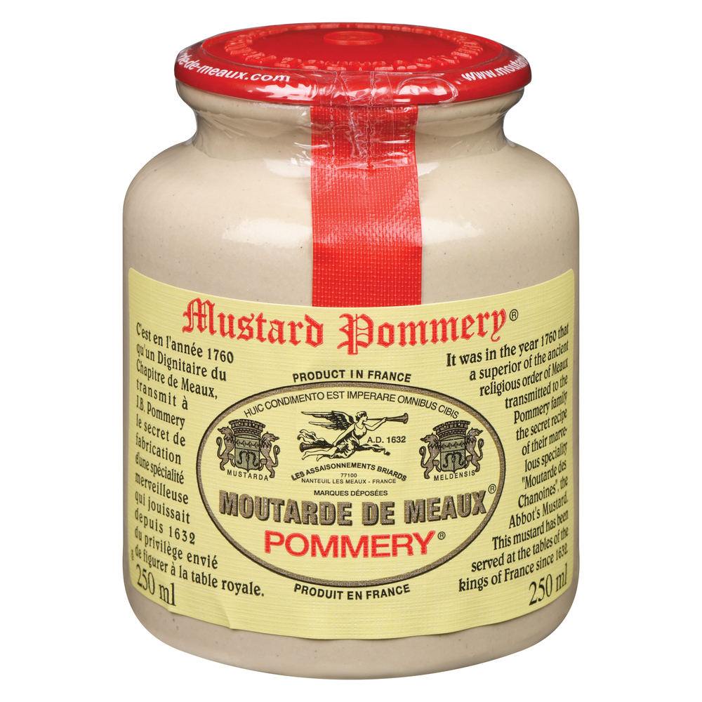 Moutarde de meaux aromatisée au vinaigre fin