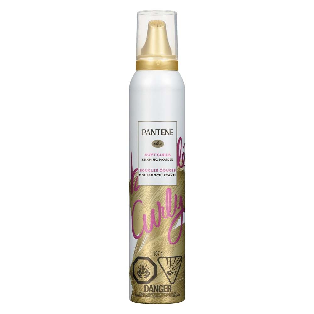 Mousse coiffante pour cheveux bouclés