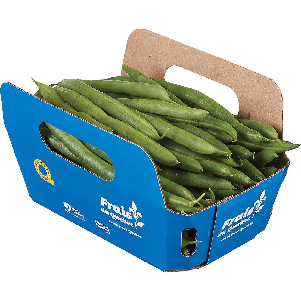 Panier d'haricots verts