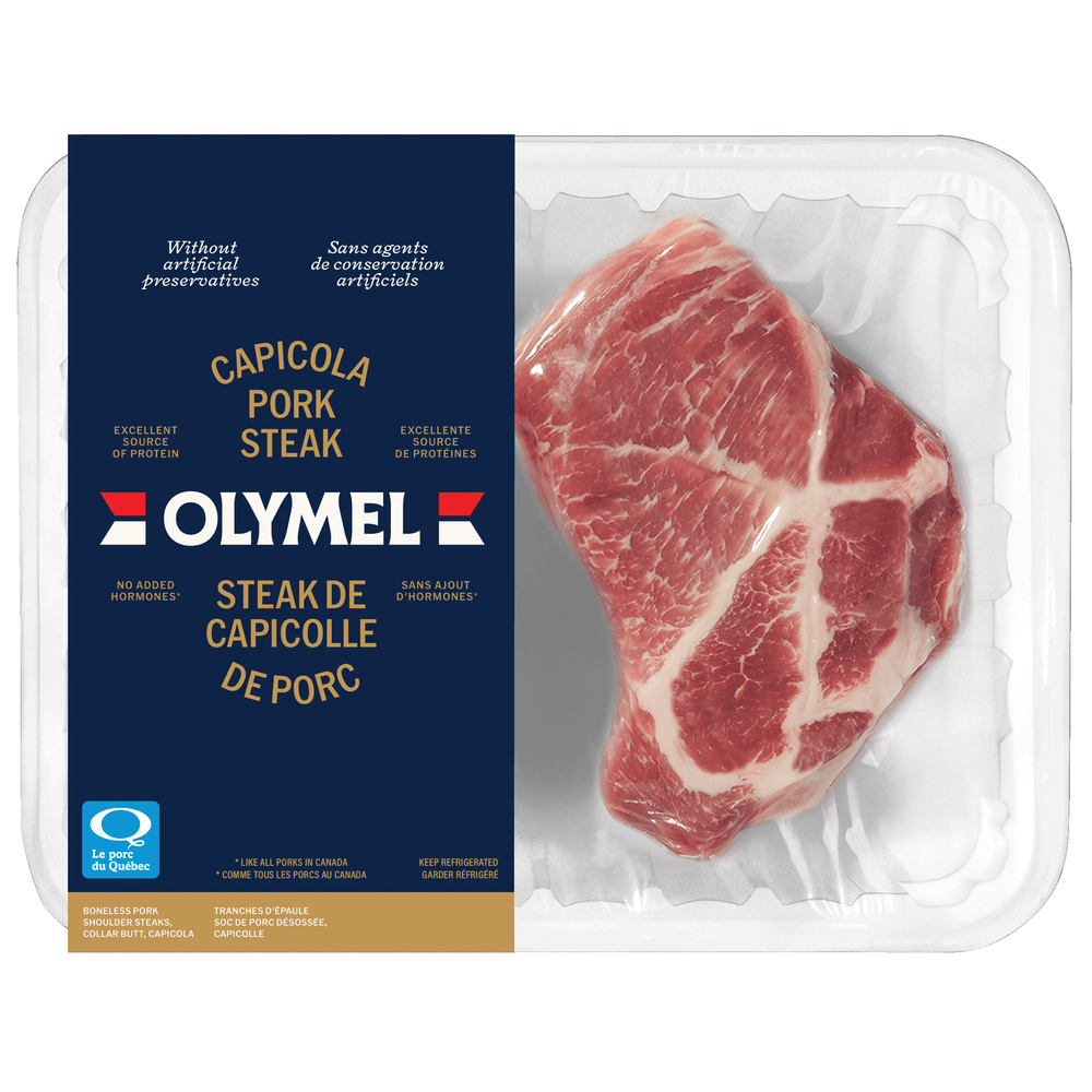 Steak de capicolle de porc