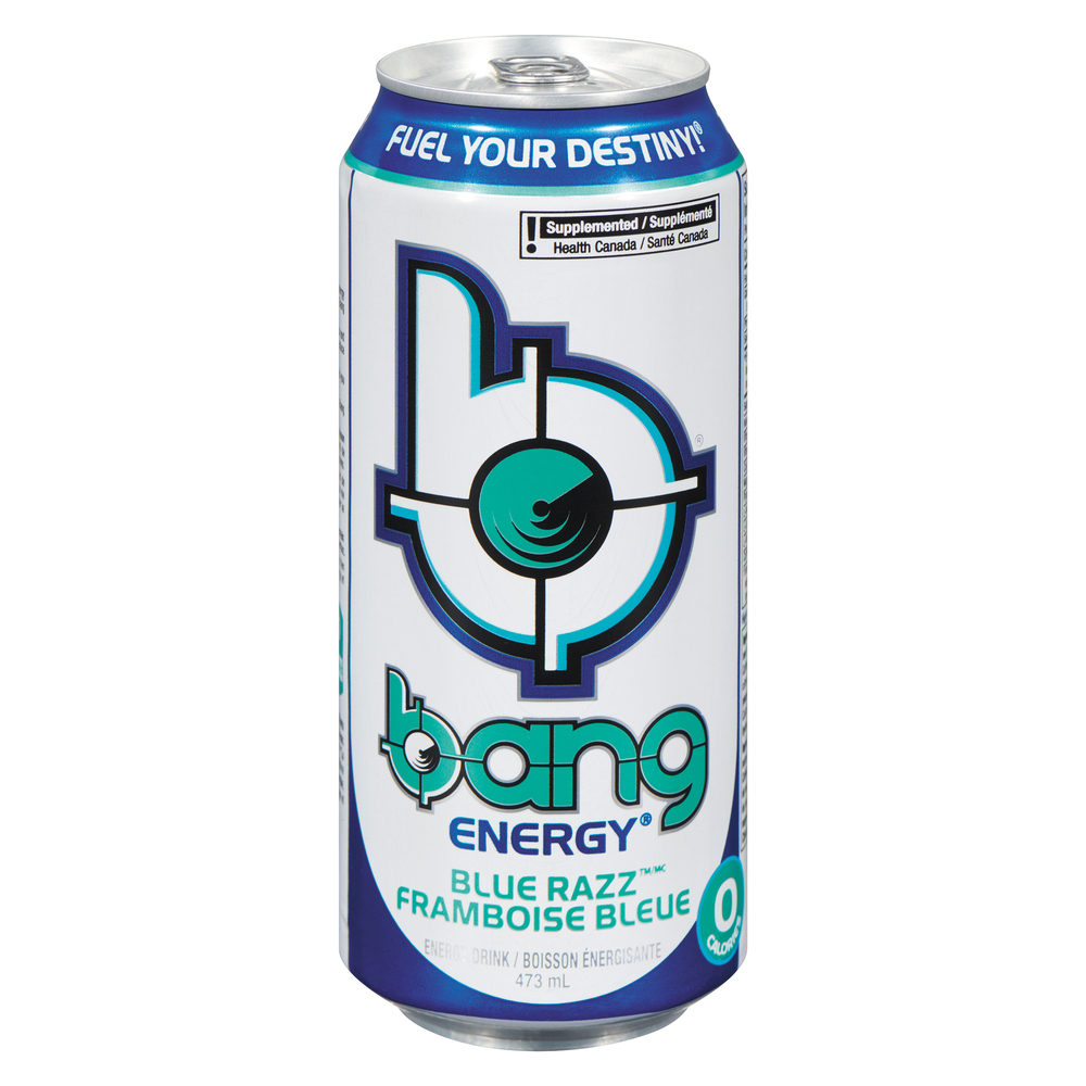 Boisson énergisante blue razz