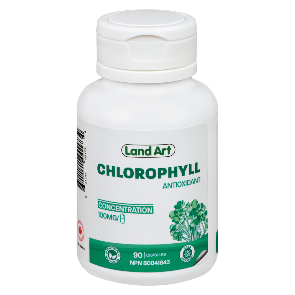 Chlorophylle en capsules végétales