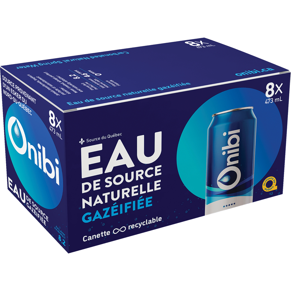 Eau gazéifiée naturelle