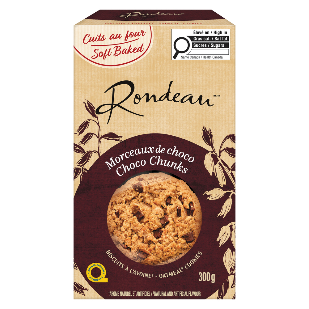 Biscuits à l'avoine et morceaux de chocolat
