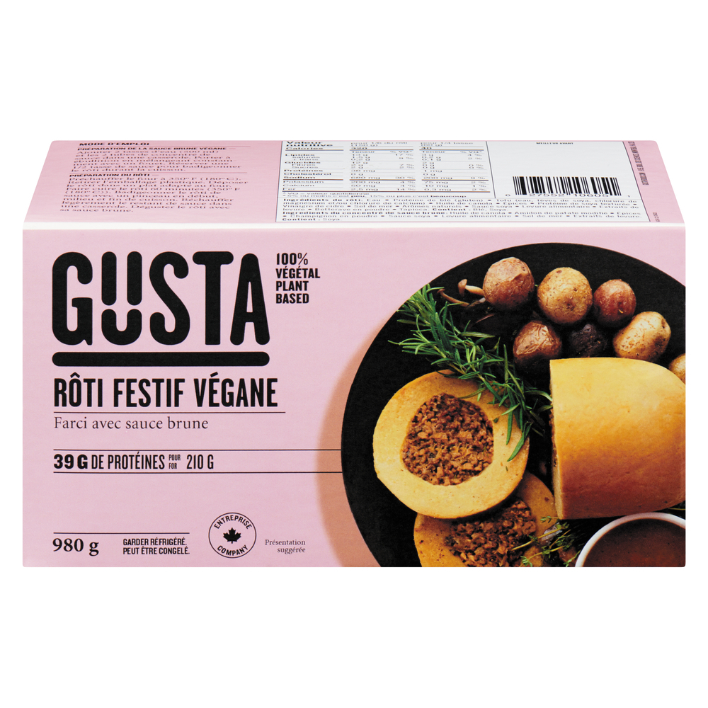 Rôti festif végétalien