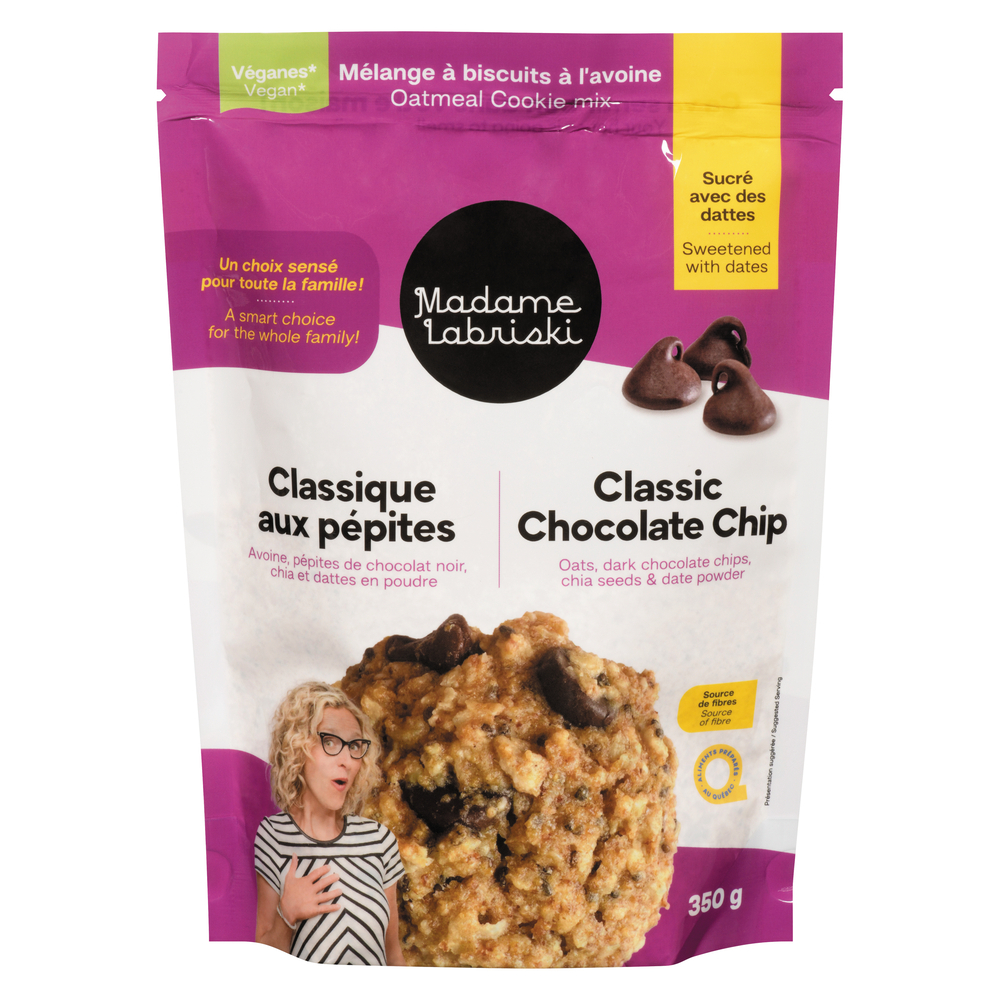 Biscuits assortis classique avec pépites de chocolat