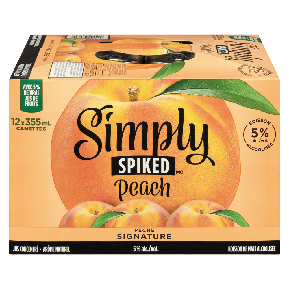 Breuvage alcoolique pêche