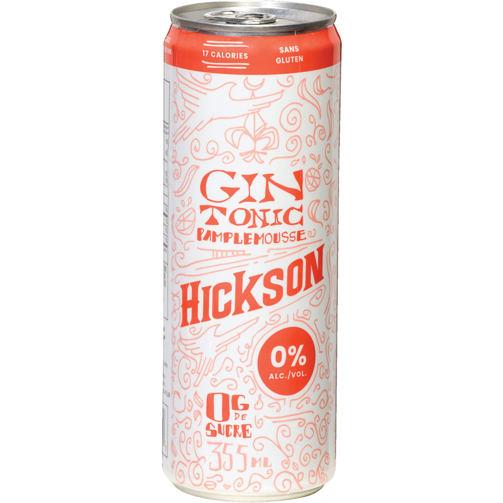 Gin tonic au pamplemousse - 0% d'alcool