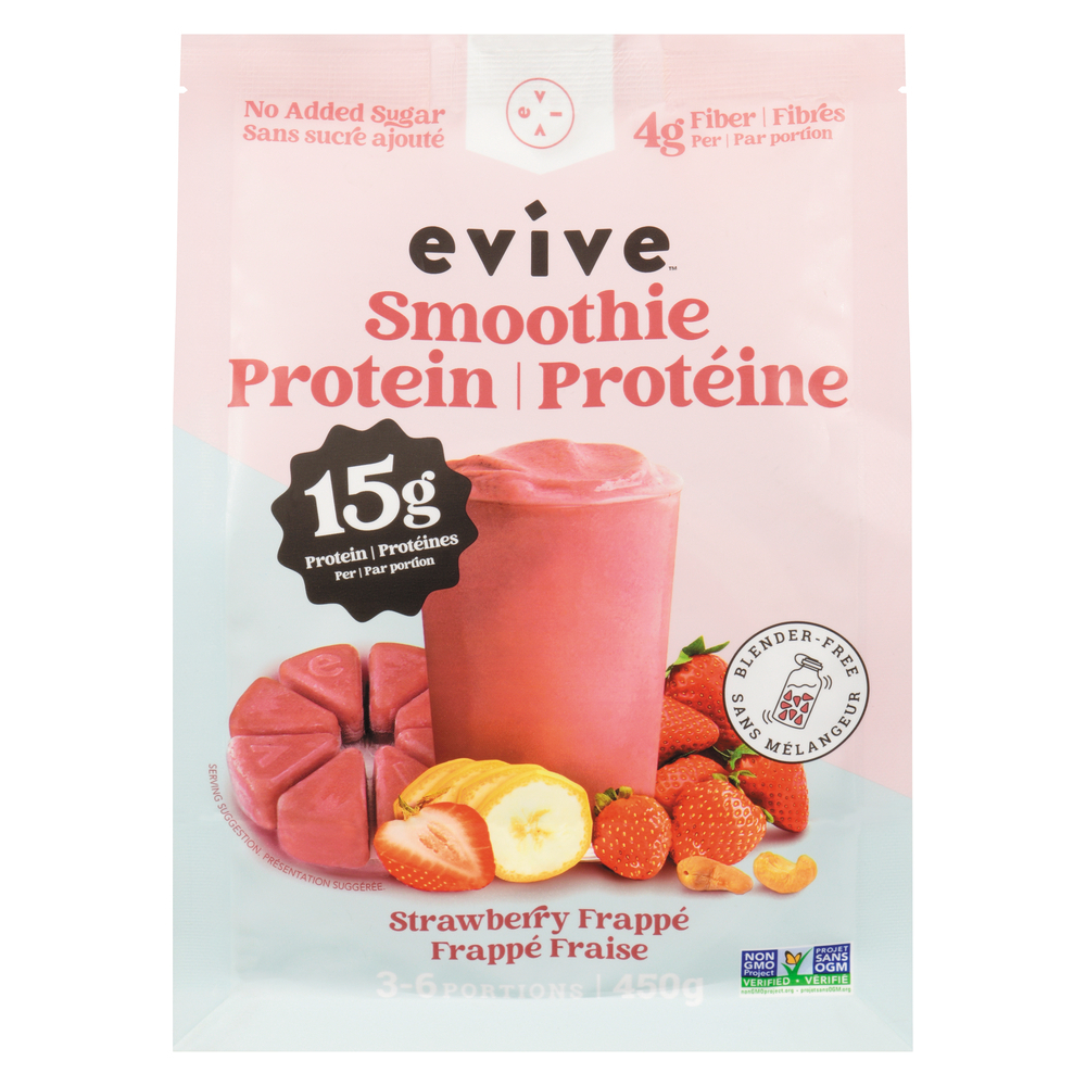 Smoothie cubes protéiné fraise