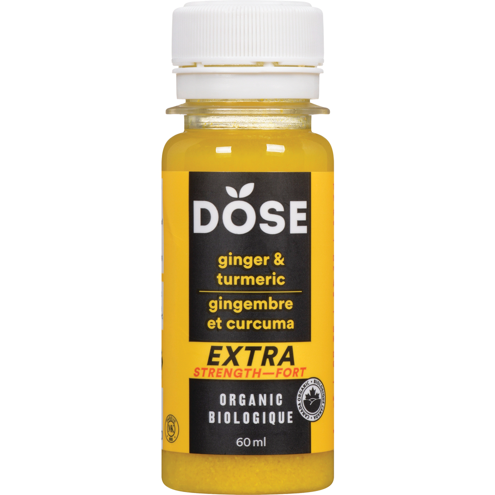 Dose shot gingembre et curcuma extra fort