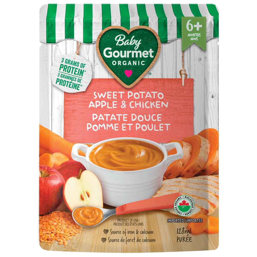 Purée pour bébé à la patate douce