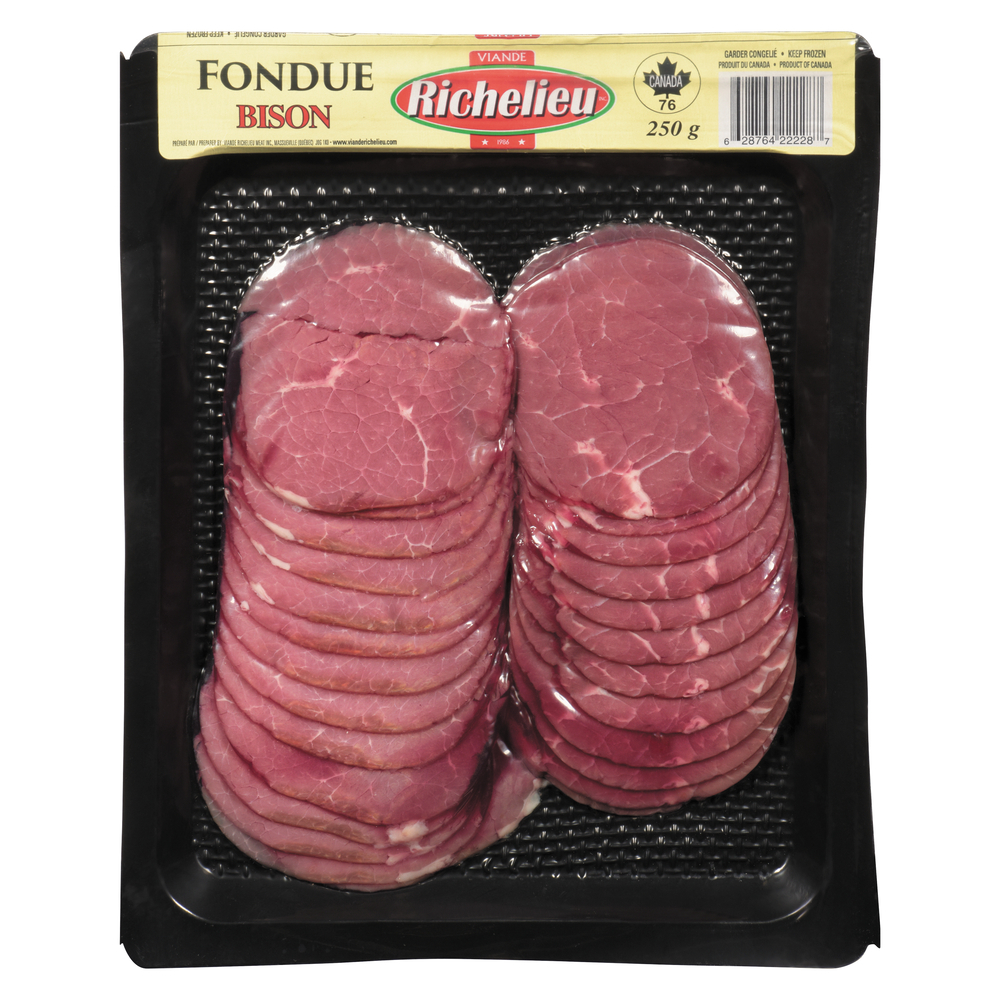 Viande pour fondue ou raclette de bison