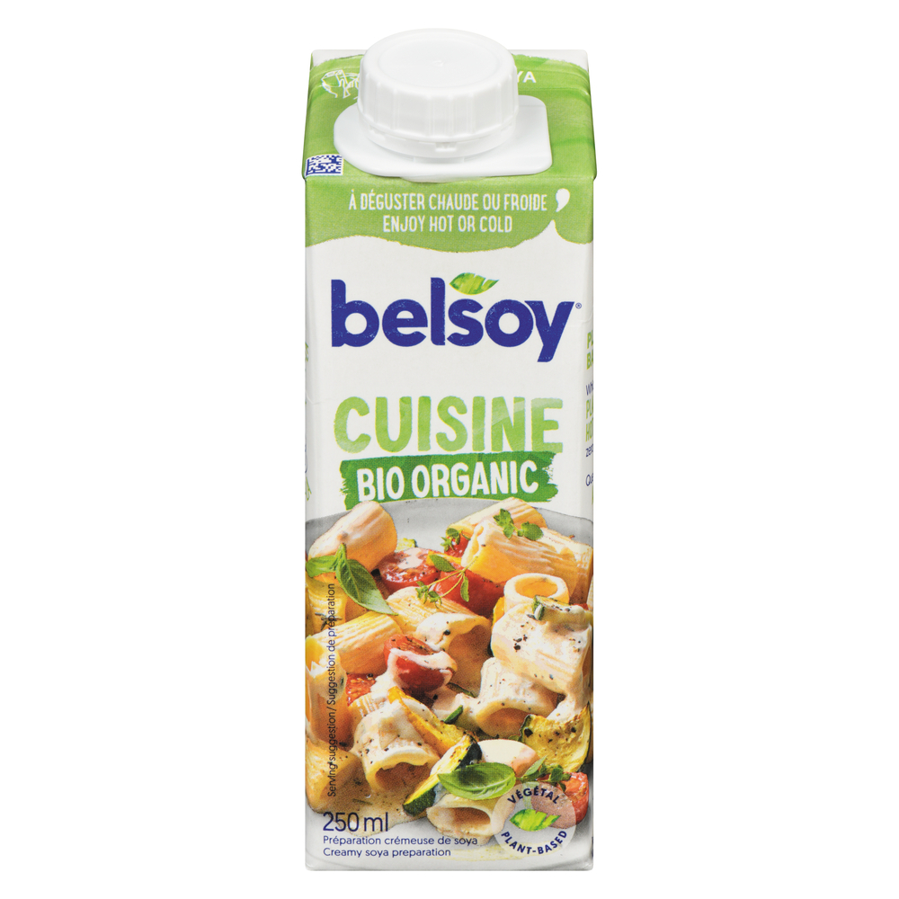 Préparation crémeuse de soya biologique