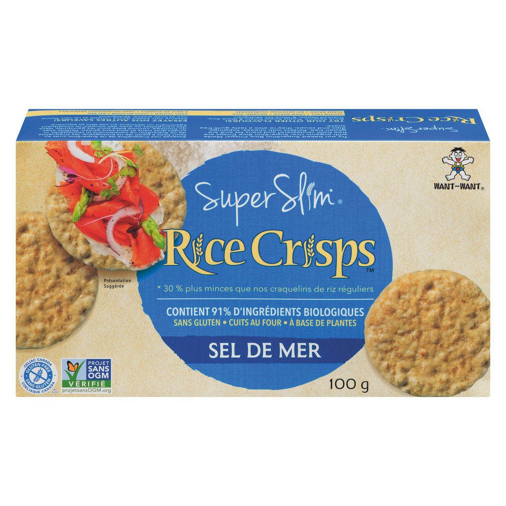 Craquelins de riz au sel de mer