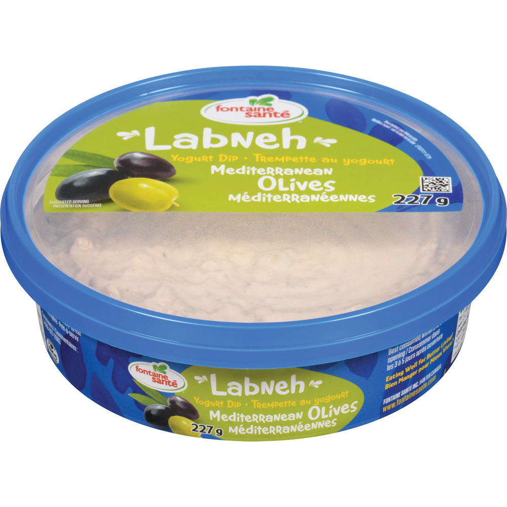 Trempette labneh olives