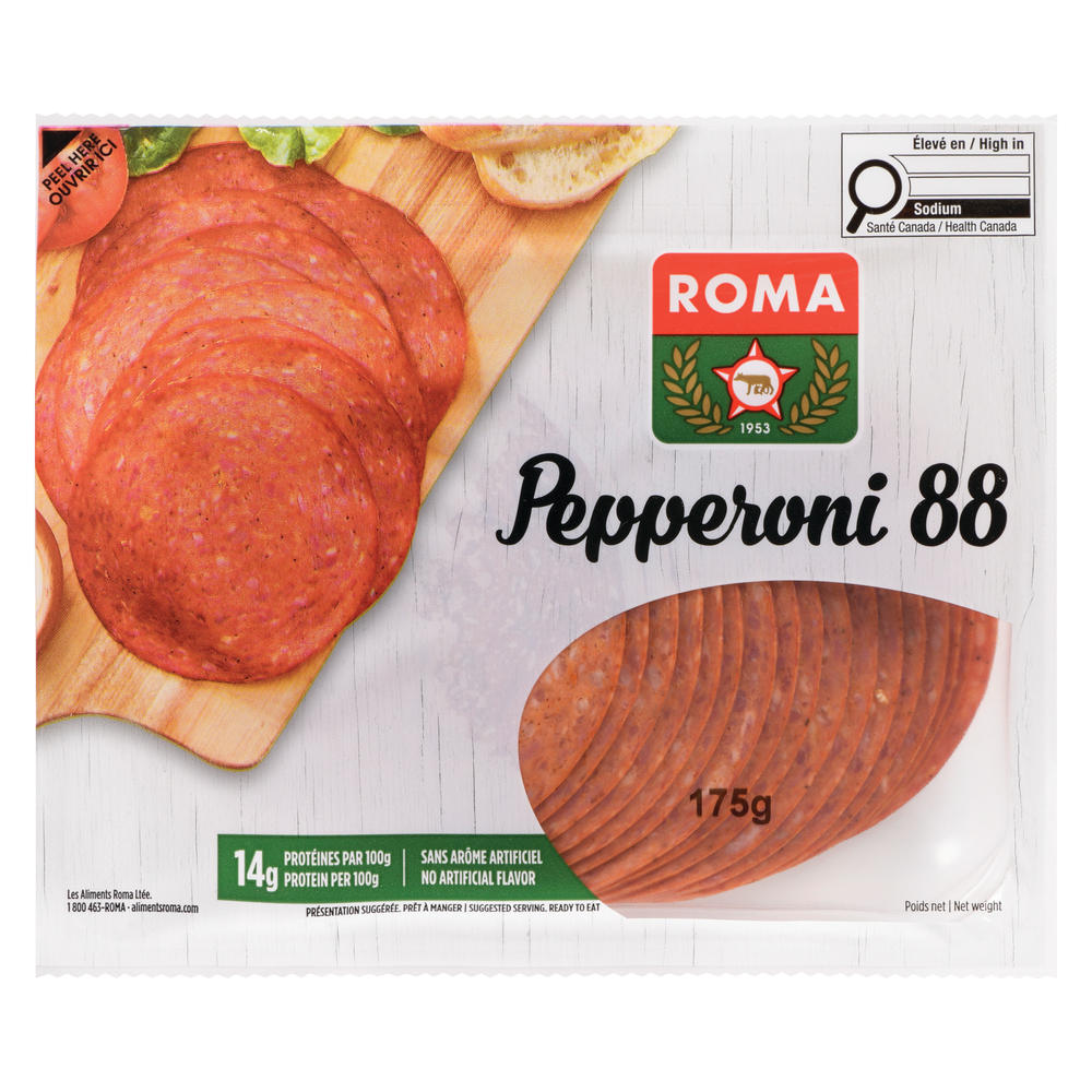 Pepperoni mini 88 tranche