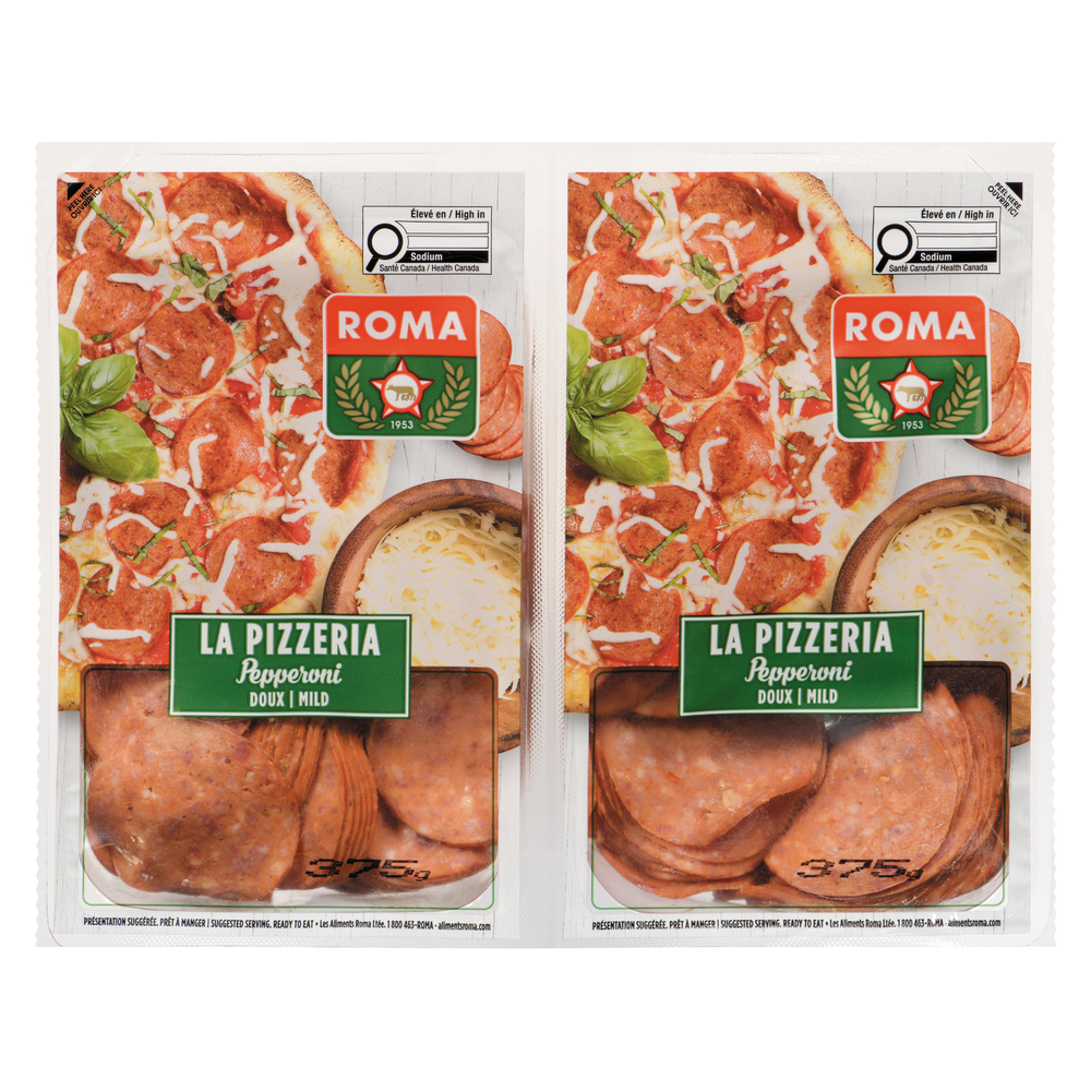 Pepperoni doux tranché