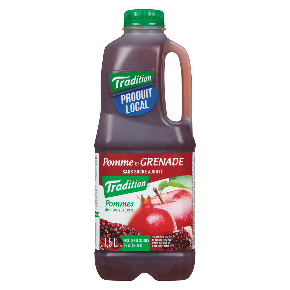 Jus pomme grenade