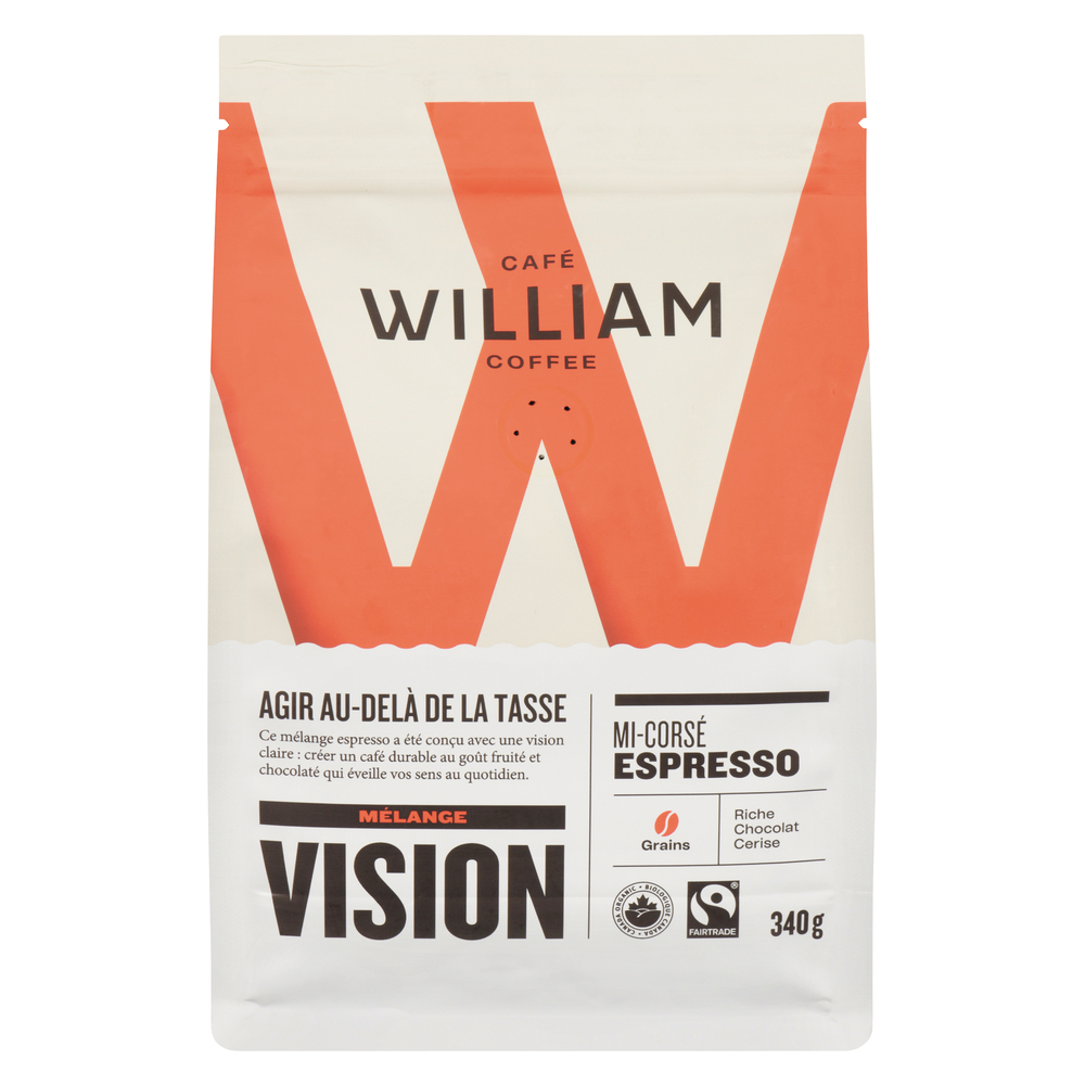 Café vision espresso en grains biologique