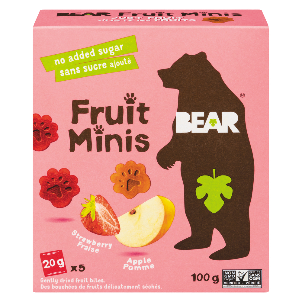 collation roulé aux fruits pomme fraise