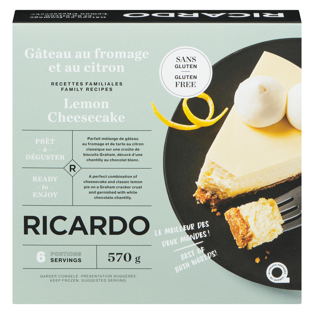 Gâteau au fromage au citron