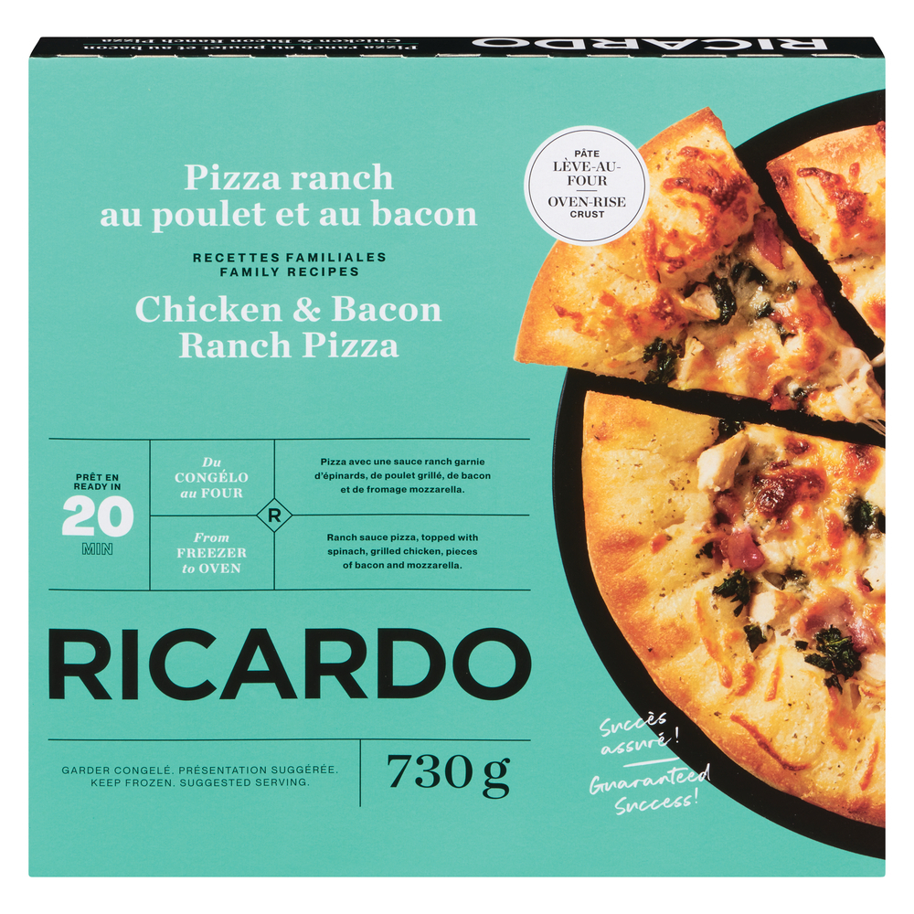 Pizza poulet et bacon