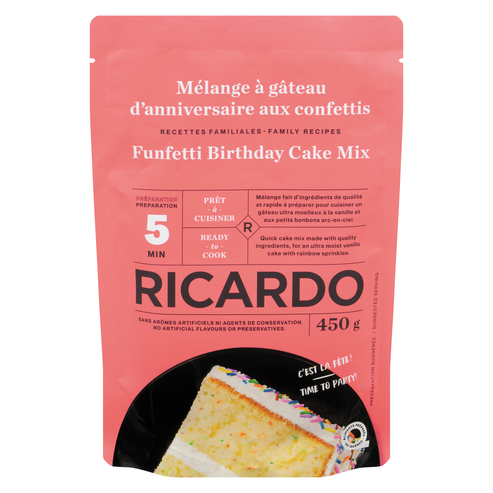 Mélange à gâteau anniversaire