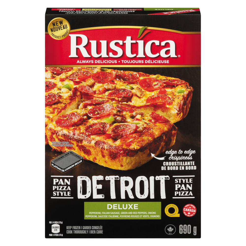 Pizza surgelée deluxe