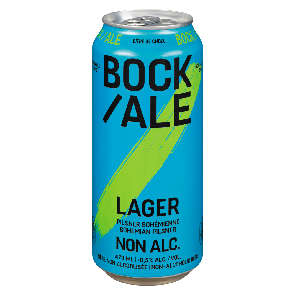 Biere lager sans alcool can