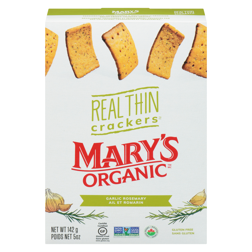 Craquelins à l'ail et romarin