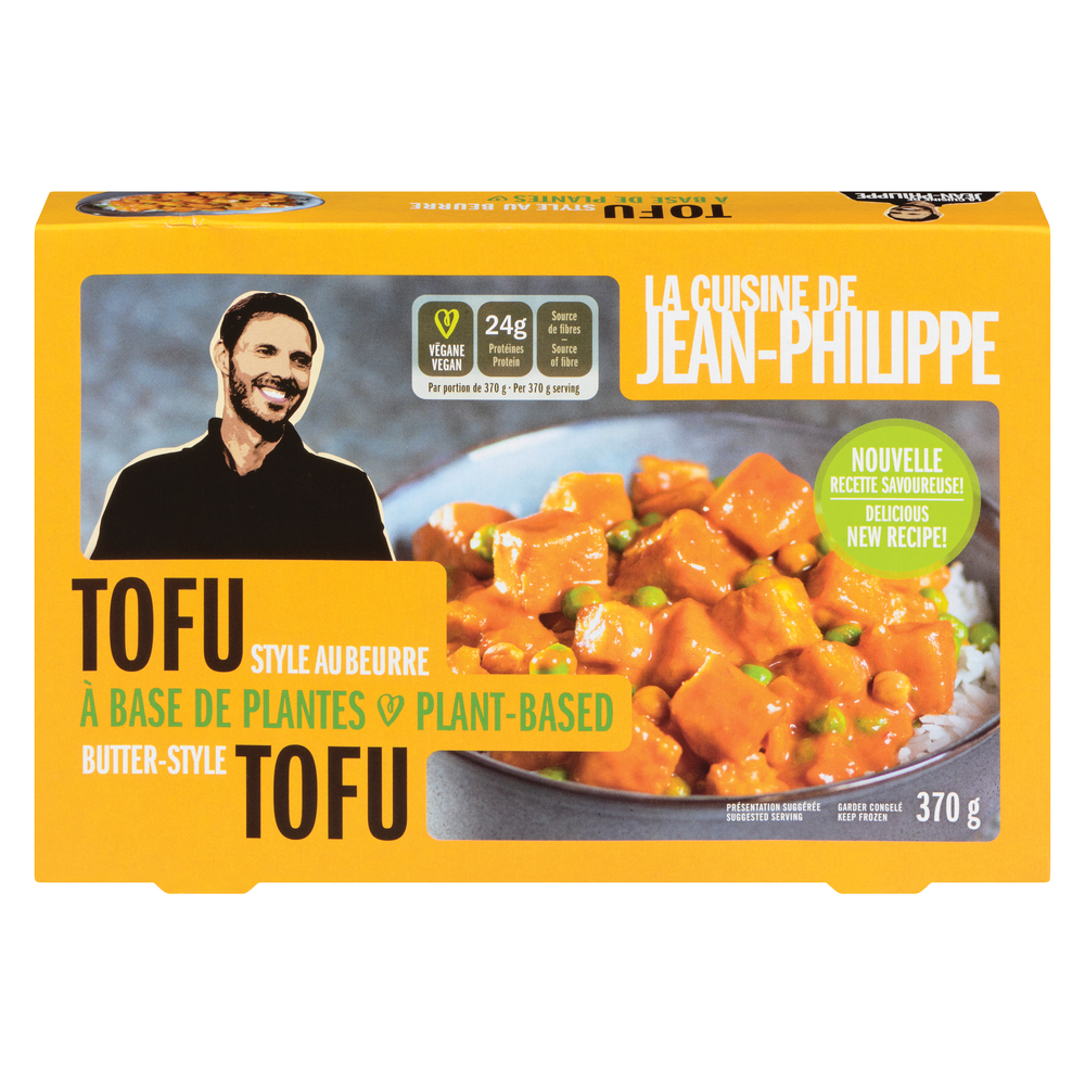 Repas surgelé tofu au beurre