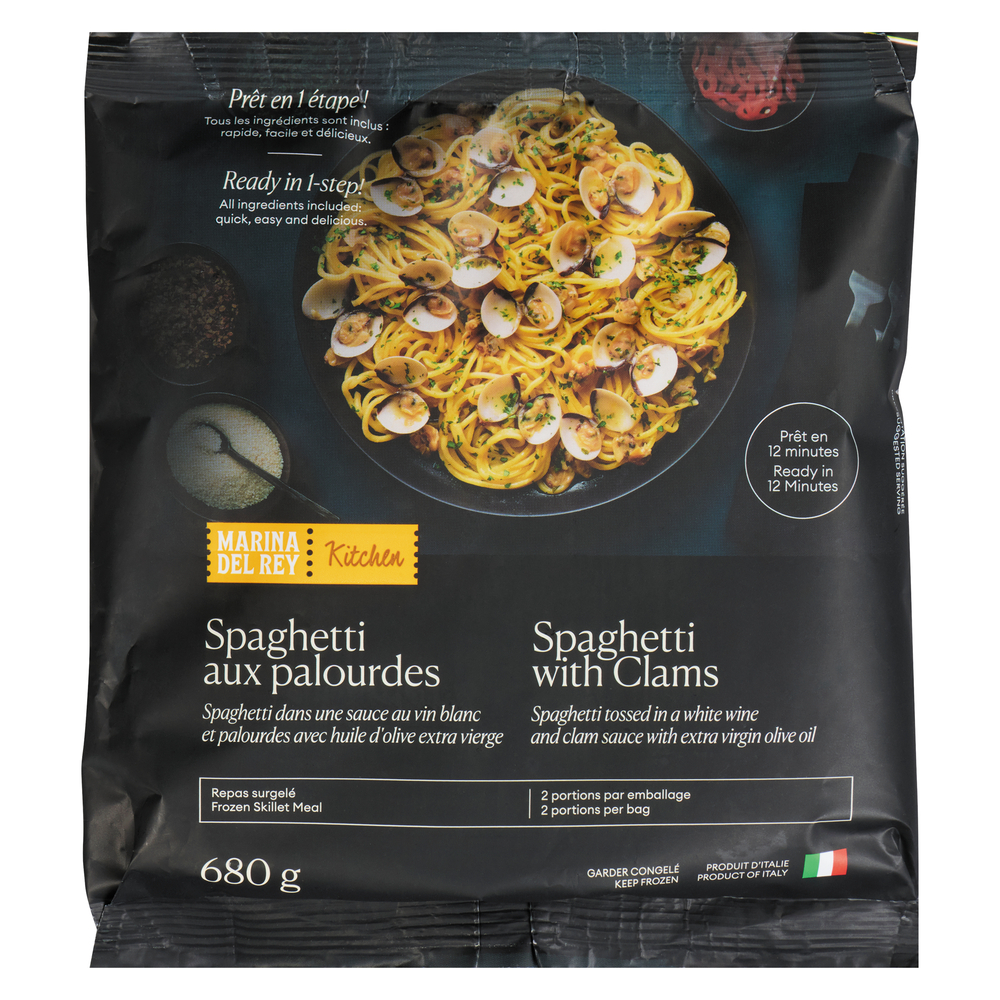 repas Spaghetti Aux Palourdes