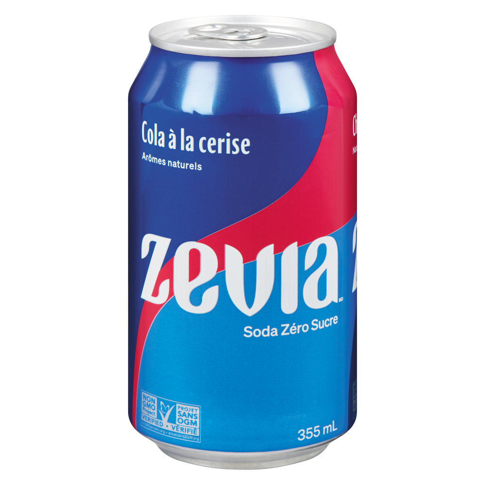 Boisson gazeuse cola à la cerise zéro sucre